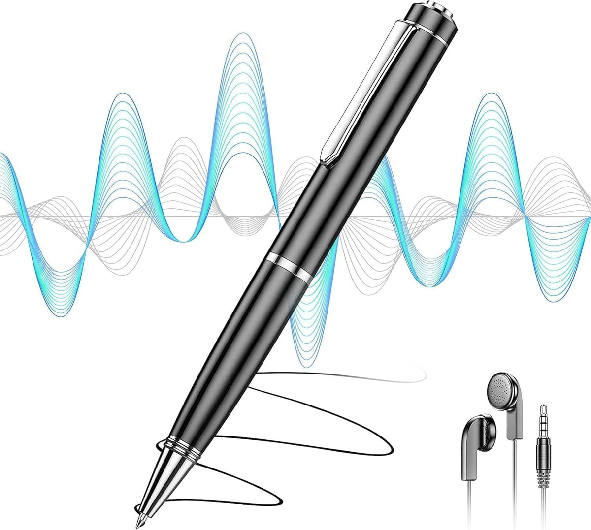 Voice Recorder Pen - Sleek, Voice Activated Recording Device – Lizvie