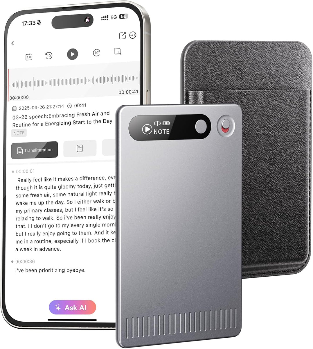 Smart AI Voice Recorder - Transcribe – Lizvie