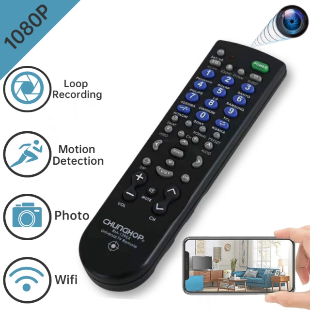 WiFi TV Remote Hidden Mini Camera – Lizvie